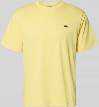 Lacoste Regular Fit T-Shirt aus reiner Baumwolle
