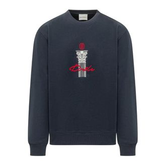 Dr&ocirc;le de Monsieur Bedruckter Sweatshirt - - Sweatshirts & Hoodies - Herren - Blau - S