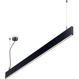 Ideal Lux Luminaire suspendu d&eacute;coratif lin&eacute;aire int&eacute;gr&eacute; noir, 4000K