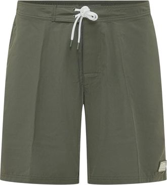 Sundek Homme, Maillots de bain, Vert, Taille: XL Stripe Swim Shorts