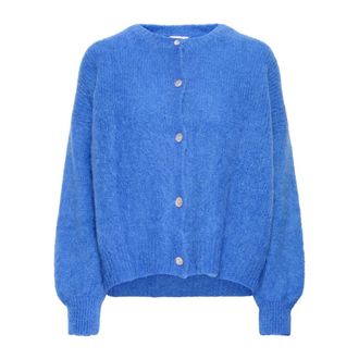 Ichi Marita CA2 Cardigan - - Knitwear - Damen - Blau - M/L