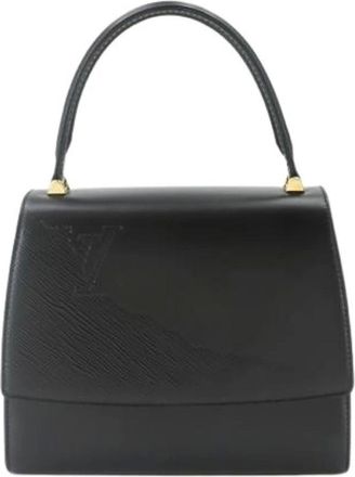Louis Vuitton Sac &agrave; main vintage en cuir pr&eacute;-poss&eacute;d&eacute; - Femme - Pre-owned - Noir - Taille: ONE Size