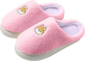 Generic Pantoufles pour femme et homme - En mousse &agrave; m&eacute;moire de forme - Ferm&eacute;es - En coton l&eacute;ger - L&eacute;g&egrave;res et moelleuses - Pour lhiver - Confortables et douce