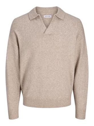 Jack & Jones Jjsoho Ollie Knit Split Neck, Atmosphere, XL Homme