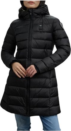 Blauer Femme, Manteaux, Noir, Taille: 44 FR Agnes Long Down Coat