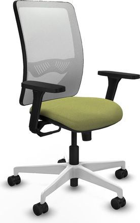 Piqueras y Crespo Schreibtischstuhl Zulema mit 3D-Armlehnen, h&ouml;henverstellbare Lendenwirbelst&uuml;tze, ausgestattet mit 3 Positionen und Schneidschaum, mit Rollen von 65 mm