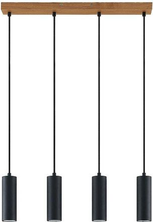 Lindby Pendelleuchte Maniva aus Holz f&uuml;r Wohnzimmer & Esszimmer von Lindby