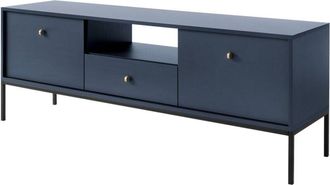 Selsey Selsey Meuble TV - MONNE - couleur bleu marine, vintage