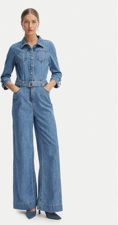 Morgan Jumpsuit 261-PIMA Blau Wide Leg
