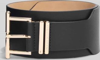 Tommy Hilfiger Tailleng&uuml;rtel aus echtem Leder mit Logo-Pr&auml;gung