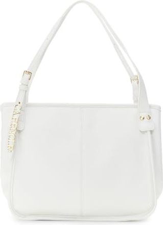 Caf&egrave;noir Sac Cabas Souple En Mati&egrave;re Grenat Avec Bandouli&egrave;re Et D&eacute;tails Lettrage, Pour Femme, Couleur Blanc, Taille Taille Unique