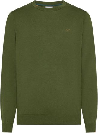 Sun 68 Homme, Sweatshirts et sweats &agrave; capuche, Vert, Taille: XL Sweater Basic L/S
