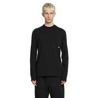 Jil Sander Chest Pocket Long Sleeve T-Shirt