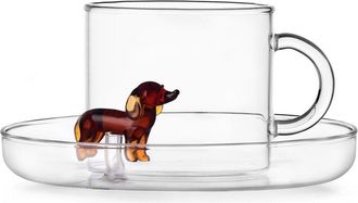 Ichendorf Dogs Tea Cup W/saucer Bassotto