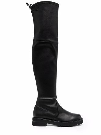 Stuart Weitzman Stiefel mit poliertem Finish - Schwarz
