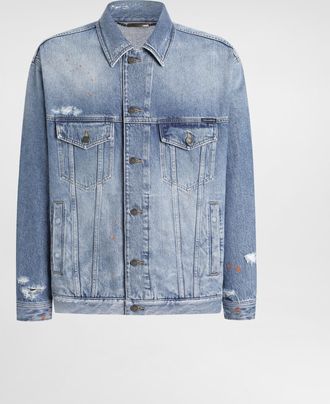 Dolce & Gabbana Denim Jacket - Mann Jeans Mehrfarbig 50