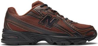 New Balance Unisexe 740 en Marron, Synth&eacute;tique, Taille 41.5 Large