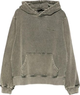 Daily Paper Clothing Logo-embroidered Cotton Hoodie