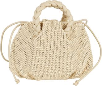 Hereu Femme, Sacs, Beige, Taille: ONE Size Bombon M Raffia