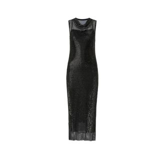 Pinko Pinko - Carrera Dress - Femme - Robes - Noir - Taille: 38 FR