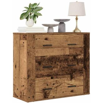 vidaXL Sideboard Altholz-Optik 80x33x70 cm Holzwerkstoff - Vidaxl