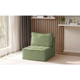 Fun M&ouml;bel Sessel Designersessel sande xs Stoff Alpine Hellgr&uuml;n
