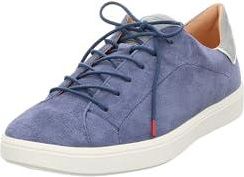 Think Herren TURNA chromfrei gegerbte nachhaltige Halbschuhe, Denim/Kombi 8010
