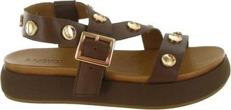 Inuovo Inuovo, Femme, Chaussures, Brun, Taille: 40 EU Sandales Plates