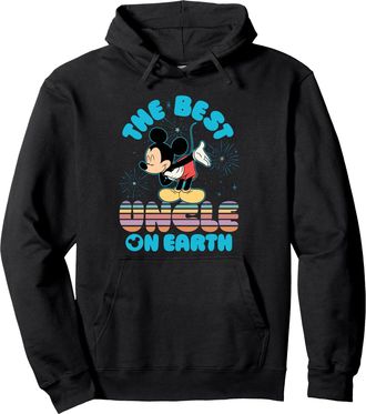 Disney Best Uncle on Earth Mickey & Minnie Family Trip Pullover Hoodie