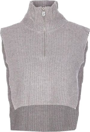Pinko bonnet Cipro à col montant - Gris