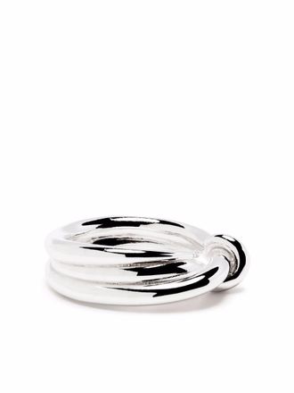 Annelise Michelson bague Unity &agrave; double anneaux - Argent