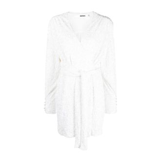 Rotate Wei&szlig;e Wickelkleid - - Dresses - Damen - Wei&szlig; - S