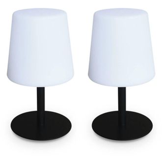 Sweeek 28 cm LED Tischlampe Indoor / Outdoor &Oslash; 16 cm (2er Set)