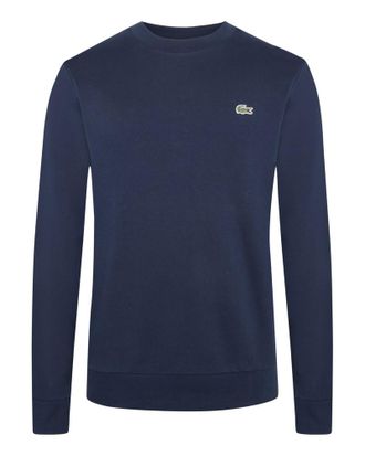 Lacoste Sweatshirt in Fleece-Qualit&auml;t mit Krokodil-Aufn&auml;her, Classic Fit in