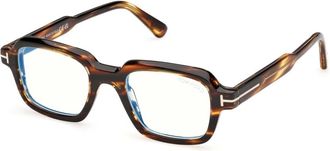 Tom Ford unisex, Accessoires, Brun, Taille: 48 MM Monture optique
