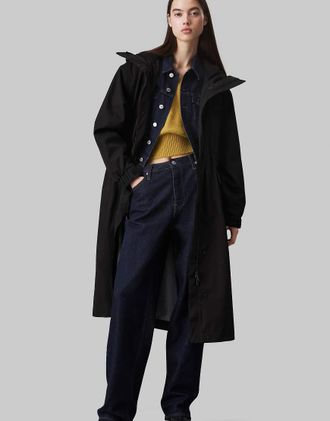 Calvin Klein Jeans Parka &agrave; capuche - Noir ck