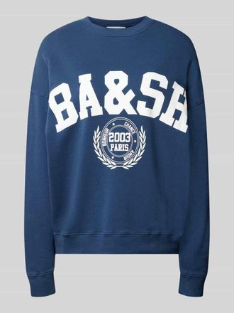 BA&SH Sweatshirt mit Label-Print Modell BENJAMIN