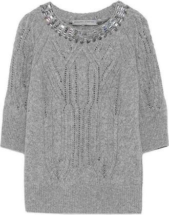 Ermanno Scervino Rundhalspullover - Grau