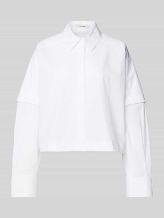 IVY OAK Hemdbluse mit verdeckter Knopfleiste Modell ELVIRA