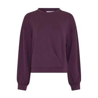 Moss Copenhagen Ima Q Sweatshirt - - Sweatshirts & Hoodies - Damen - Lila - S/M
