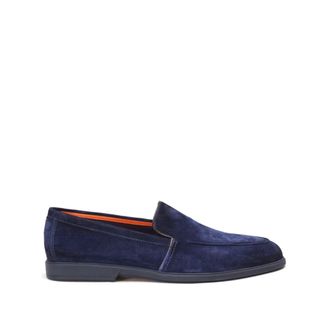 Santoni Klassische Lederloafer - - Shoes - Herren - Blau - 42 EU