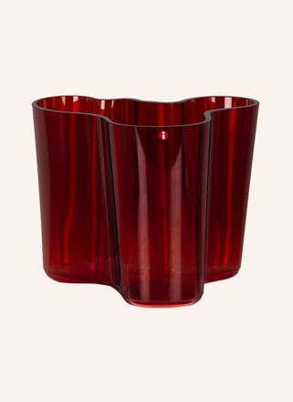 iittala Vase Alvar Aalto rot