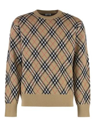 Burberry Karierter Pullover - B9368 SAND IP CHECK
