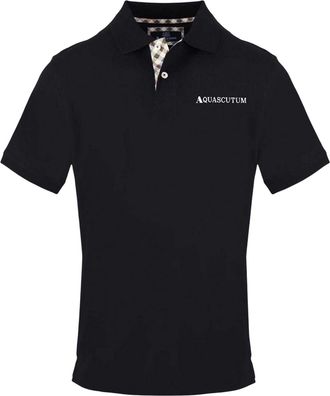 Aquascutum Poloshirt f&uuml;r Herren (Schwarz)