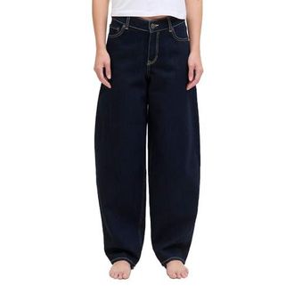 Jack & Jones Jean Jxfuji Barrel MW R004 DNM Noos, Bleu fonc&eacute; Denim, 24W / 30L