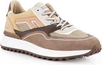 Floris Van Bommel Herren Sneaker gr&uuml;n Veloursleder