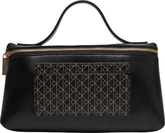 Calvin Klein Femme, Sacs, Noir, Taille: ONE Size Emblem AOP Beauty Case Giftset