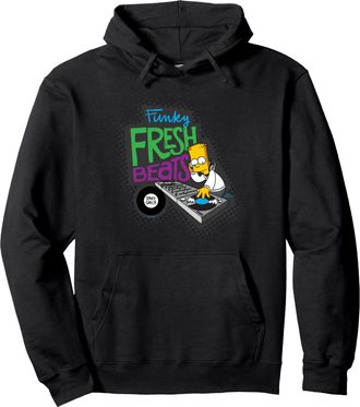 The Simpsons Bart Simpson Funky Fresh Beats Served Daily Pullover Hoodie