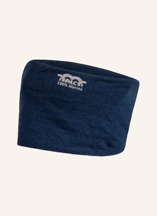 P.A.C. Multifunktionstuch Aus Merinowolle blau