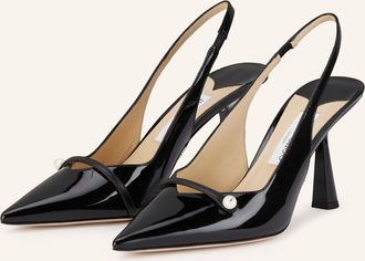 Jimmy Choo London Slingpumps Amita 85 schwarz